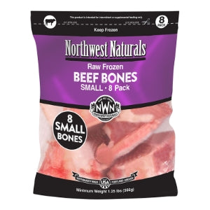 Northwest Naturals Frozen Beef Bones for Dogs Small 1-2" 8 count ...