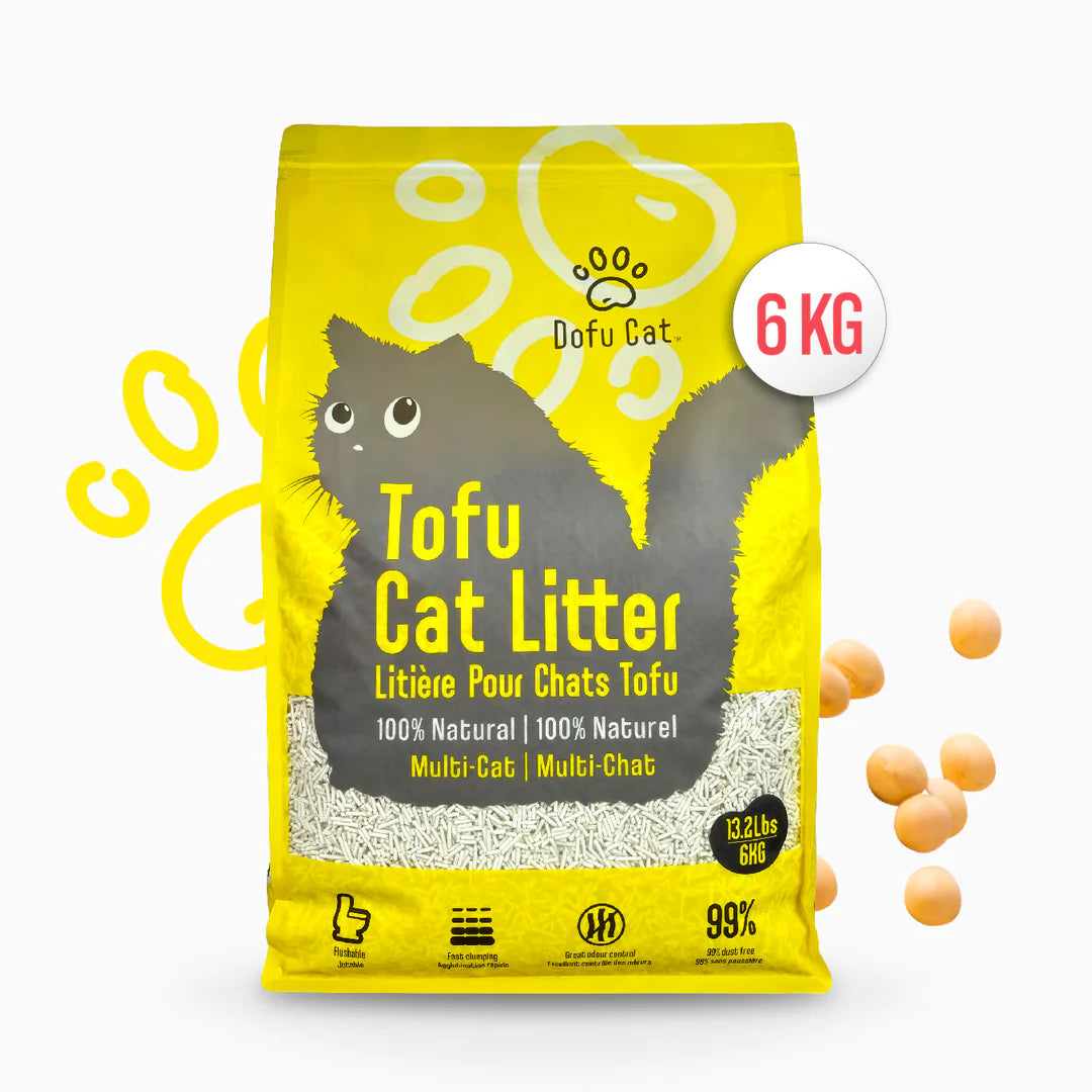 Dofu Clumping Tofu Cat Litter 13.2lb – Toiffer Pet Outfitter