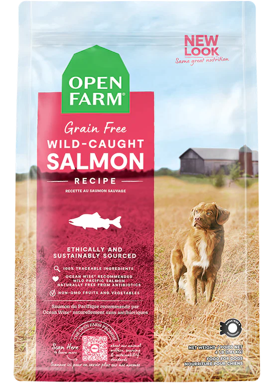 Open Farm Dog Grain Free Wild Caught Salmon Dry Dog Food 22lb – Toiffer ...