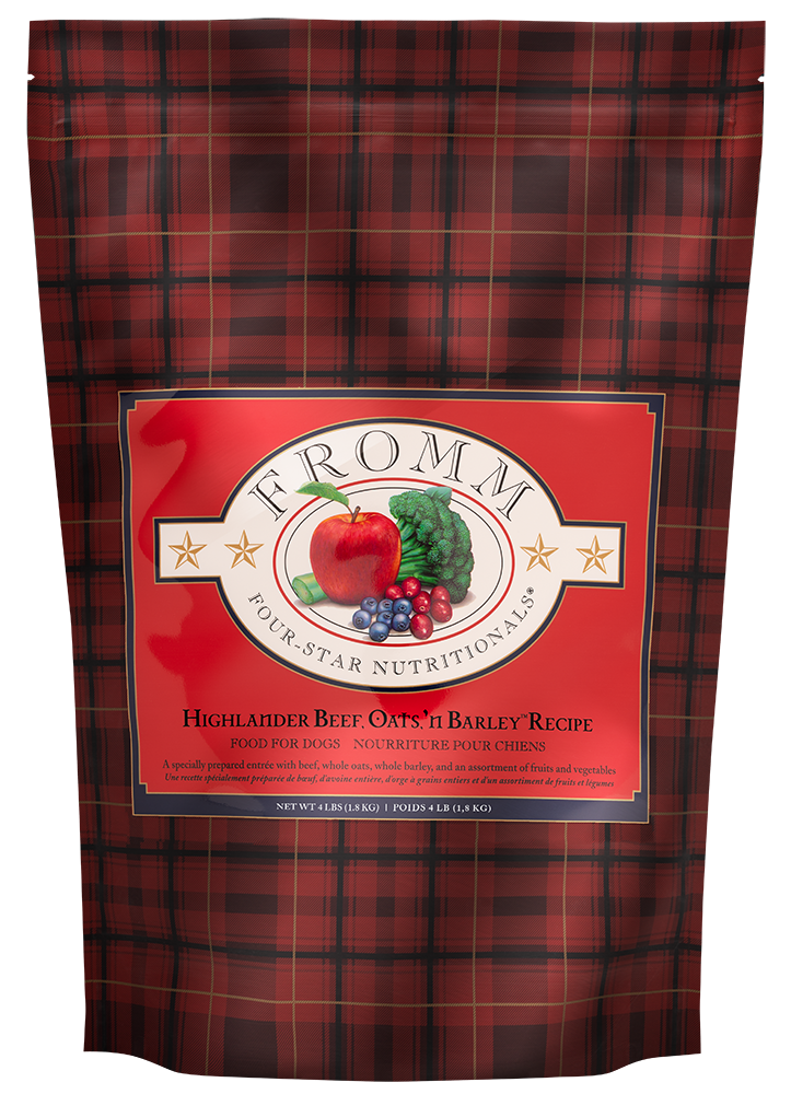 Fromm Dog Highlander Beef Oats Dry Dog Food 26lb – Toiffer Pet Outfitter
