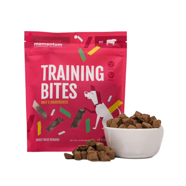 Momentum K9 Beef Training Bites Dog Treat 2.5oz – Toiffer Pet Outfitter